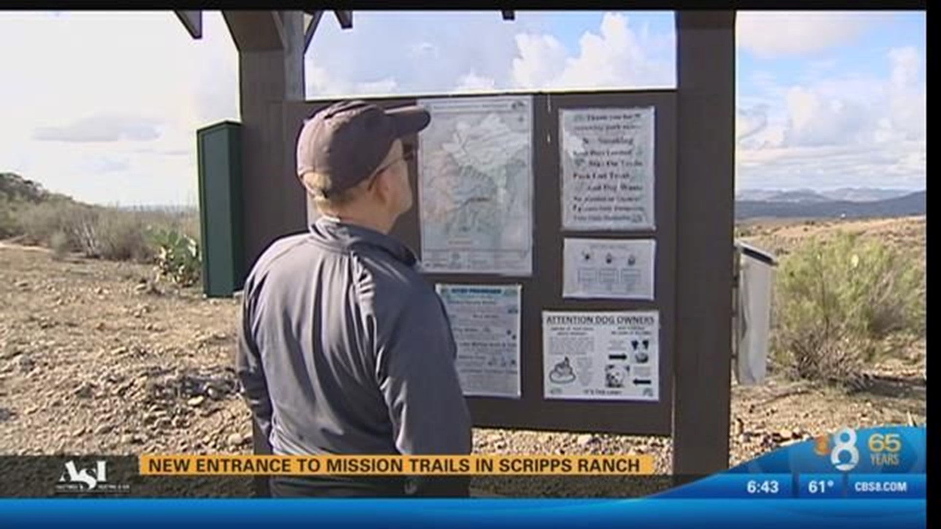 New entrance to Mission Trails in Scripps Ranch | cbs8.com