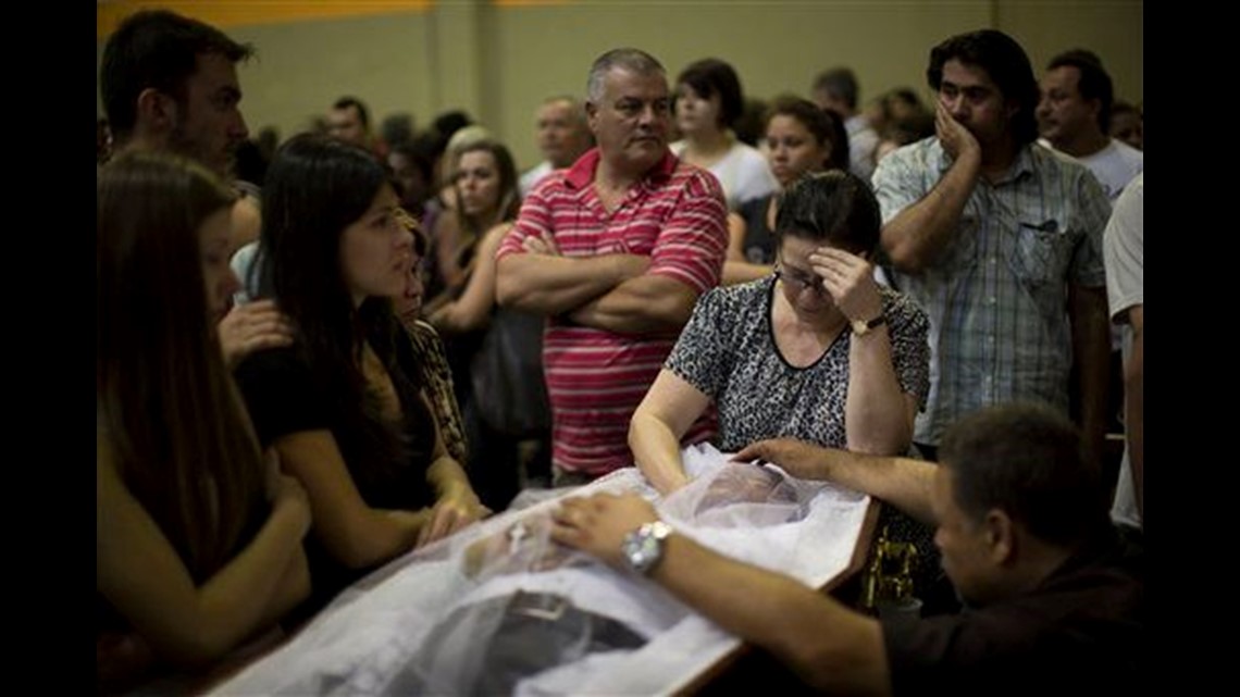 Arrests made in Brazil fire, funerals begin | cbs8.com