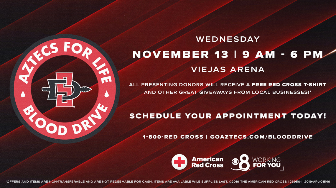 "Aztecs for Life" Blood Drive at San Diego State University | cbs8.com