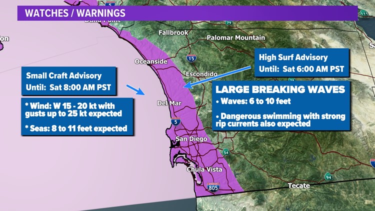 Flood concerns as new series of storms, rain hit San Diego | cbs8.com