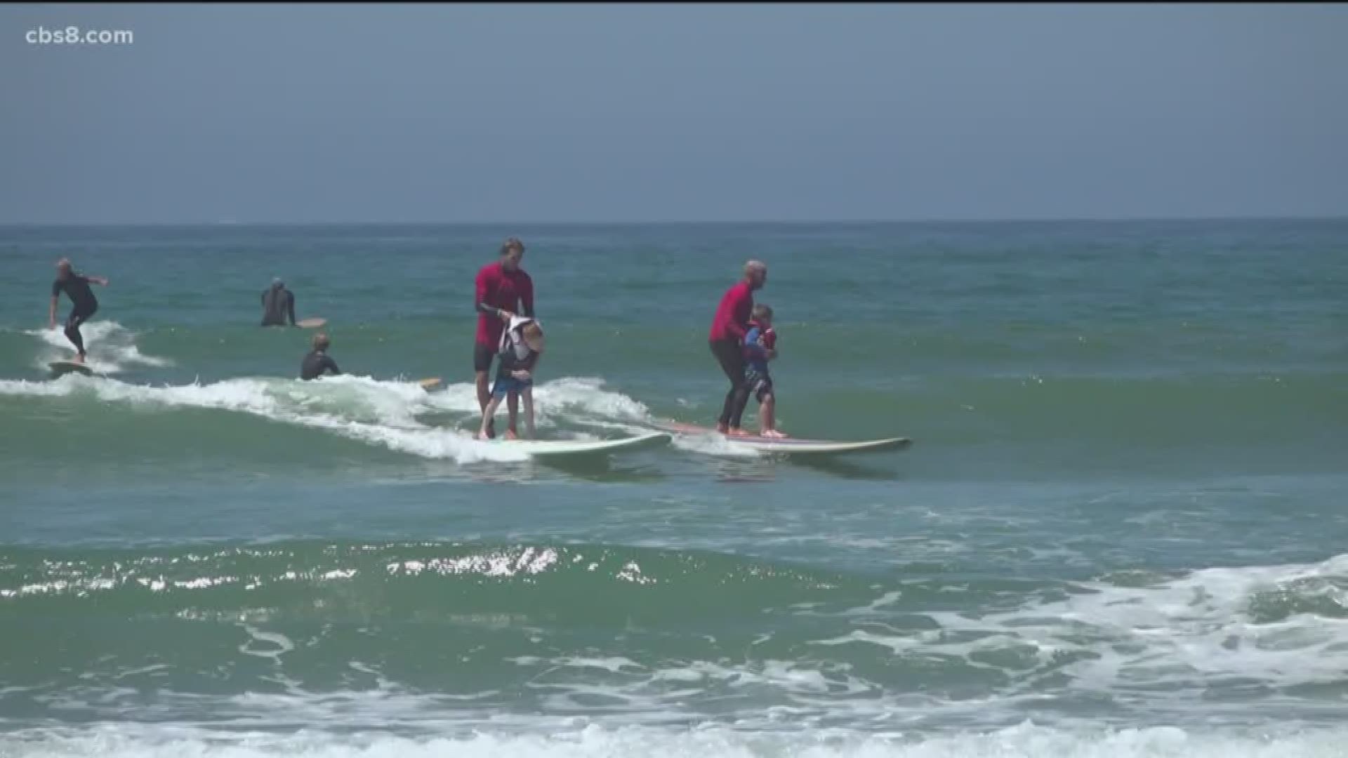 Autistic surfers hit the waves in San Diego | cbs8.com