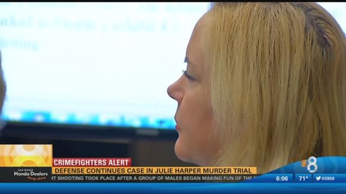 Julie Harper takes the stand in her murder retrial | cbs8.com