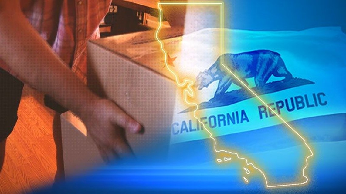 Exodus from California drives up moving costs | cbs8.com