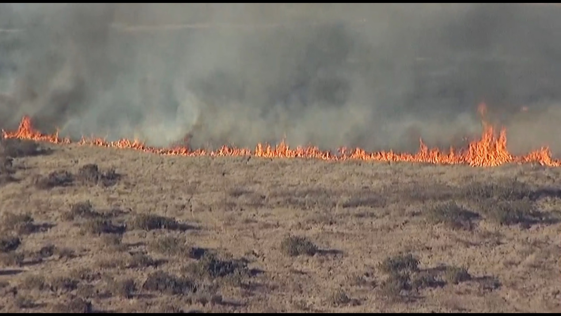 Brush fire, smoke, flames in San Diego near Miramar and I-15 | cbs8.com