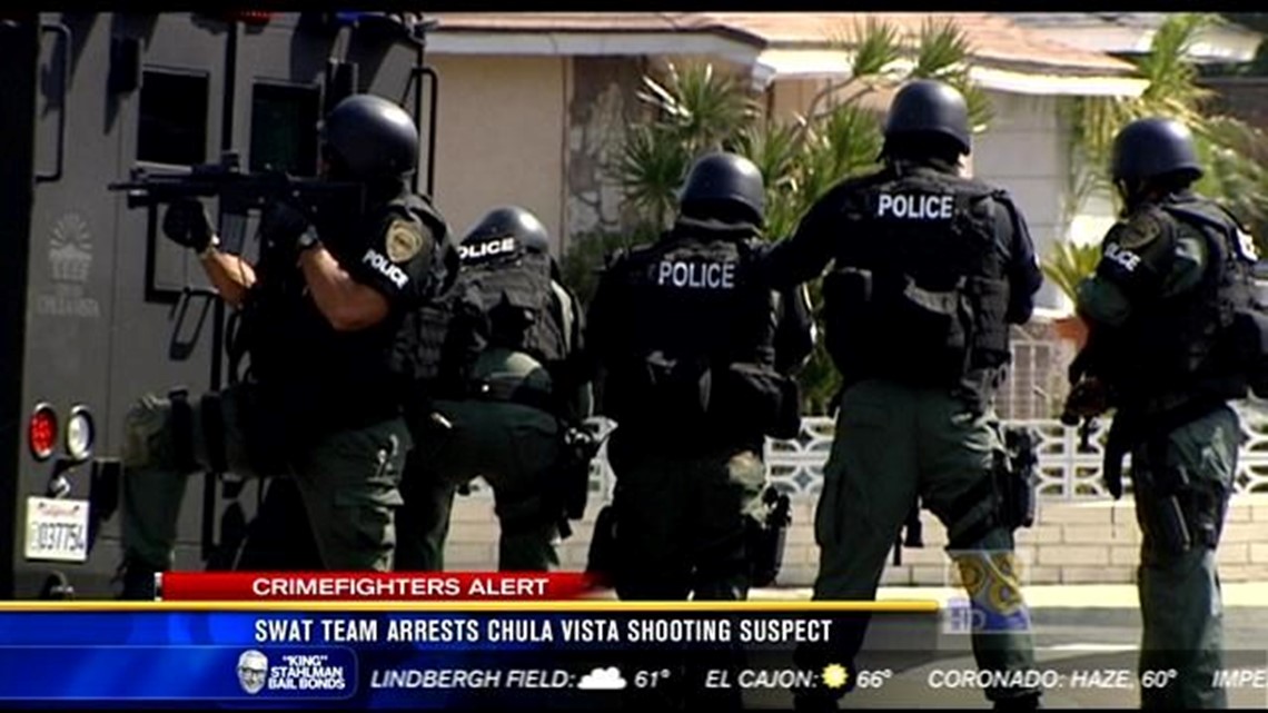 Swat Team Arrests Chula Vista Shooting Suspect