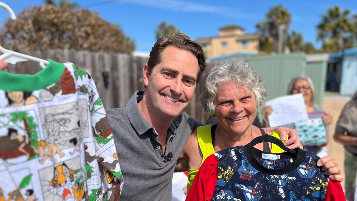 Margaret Dailey sews 12,000 PJs for children in need | cbs8.com