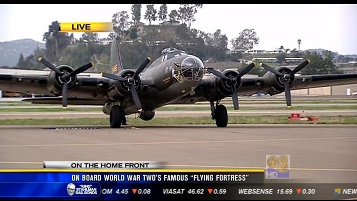 On board World War II's famous "Flying Fortress" | cbs8.com