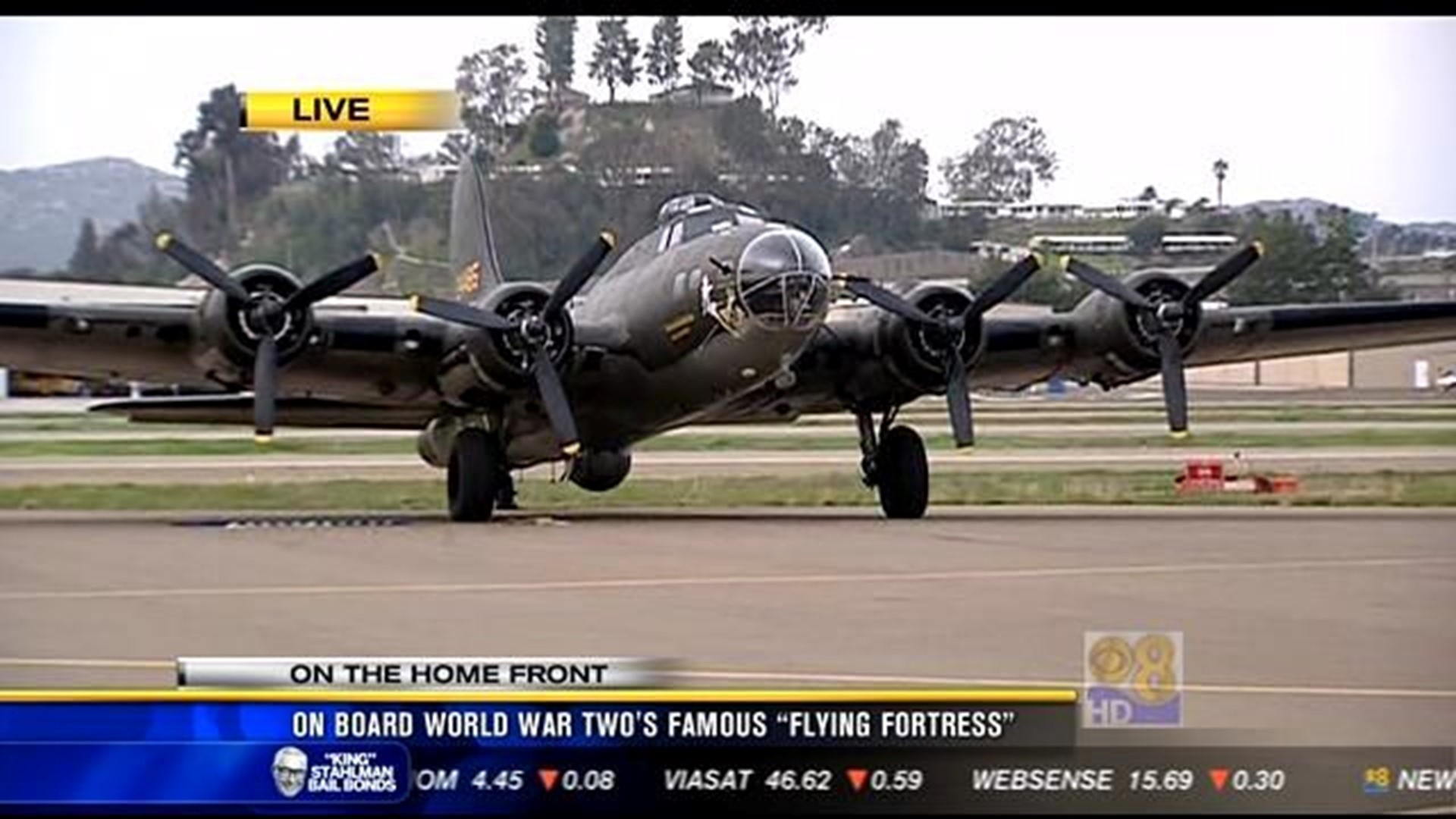 On board World War II's famous "Flying Fortress" | cbs8.com