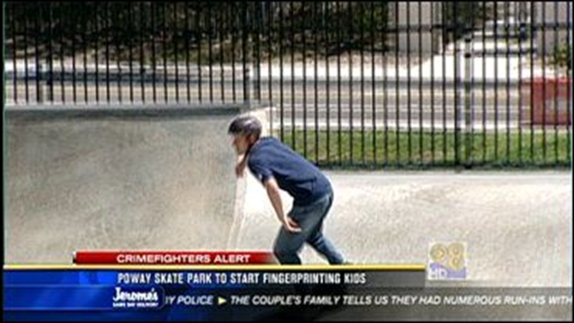Poway skate park to start fingerprinting kids | cbs8.com