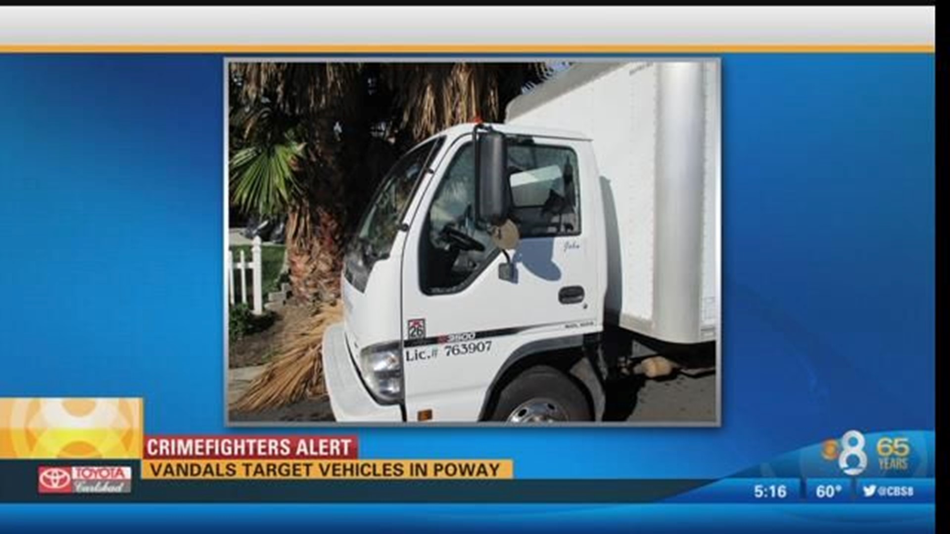 Vandals target vehicles in Poway | cbs8.com
