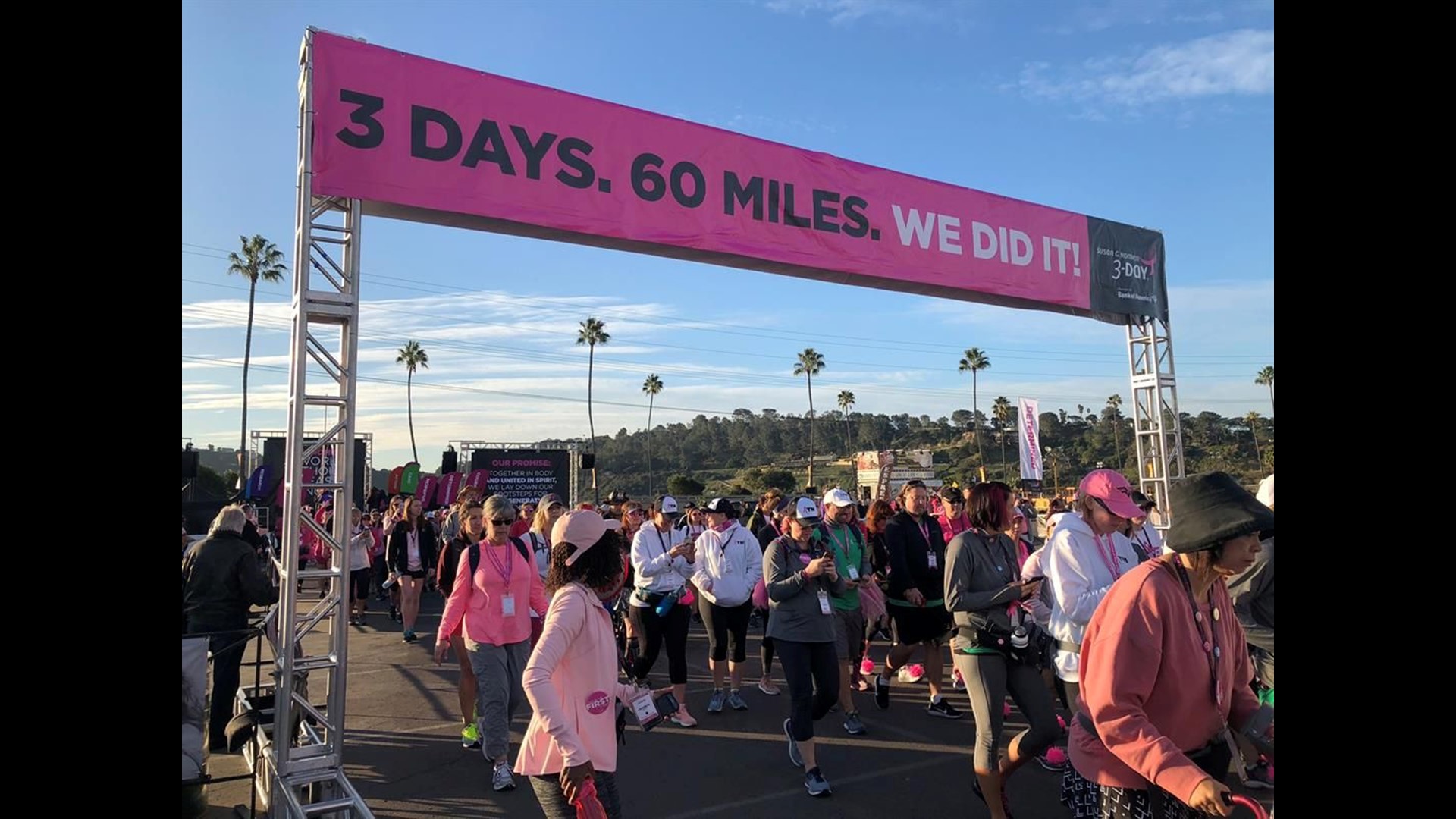 Susan G. Komen 3-Day walk against breast cancer begins Friday | cbs8.com