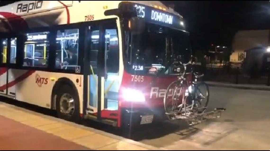 MTS' new Rapid Bus Route from Otay Mesa to Downtown begins | cbs8.com