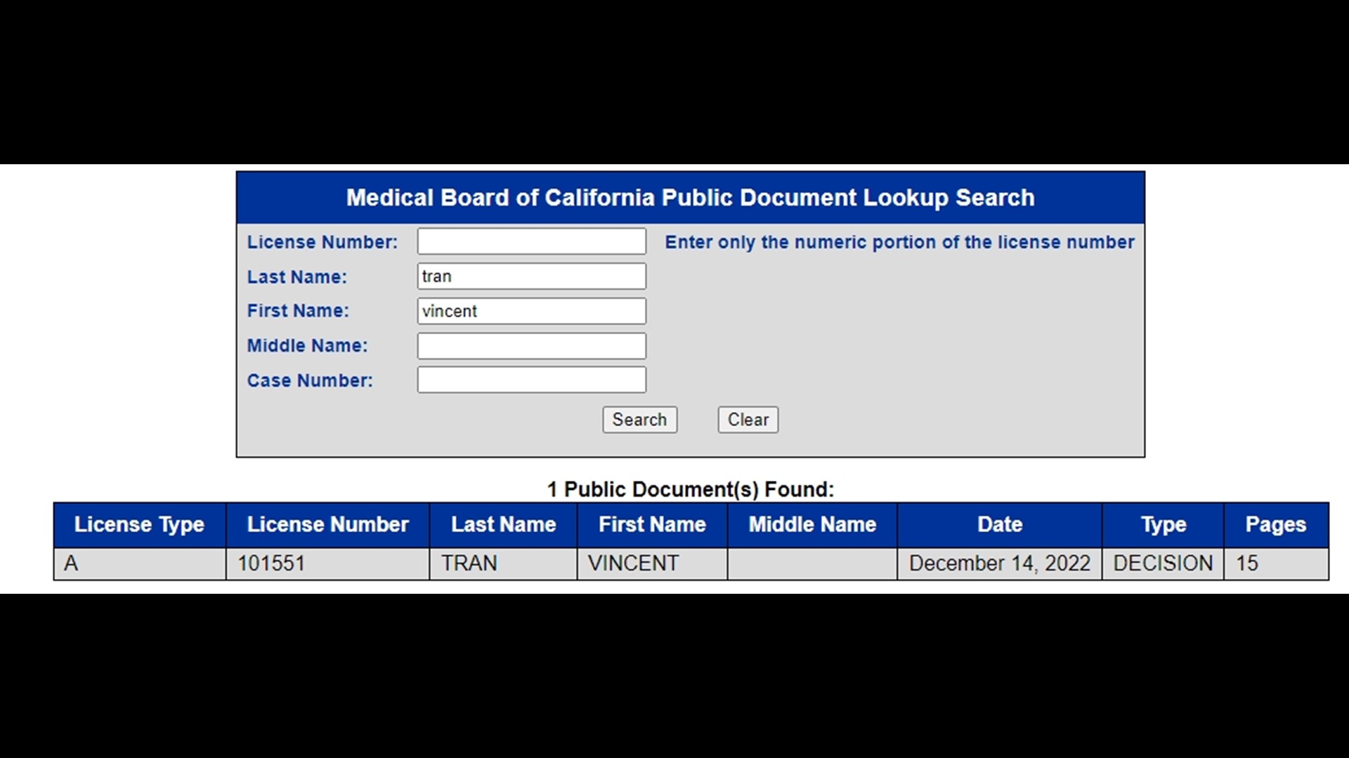 Find out if your doctor has been disciplined by CA Medical Board | cbs8.com