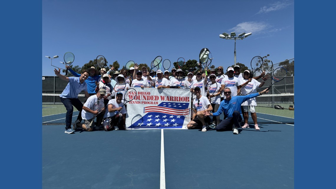 Veterans find healing at Balboa Tennis Club | cbs8.com