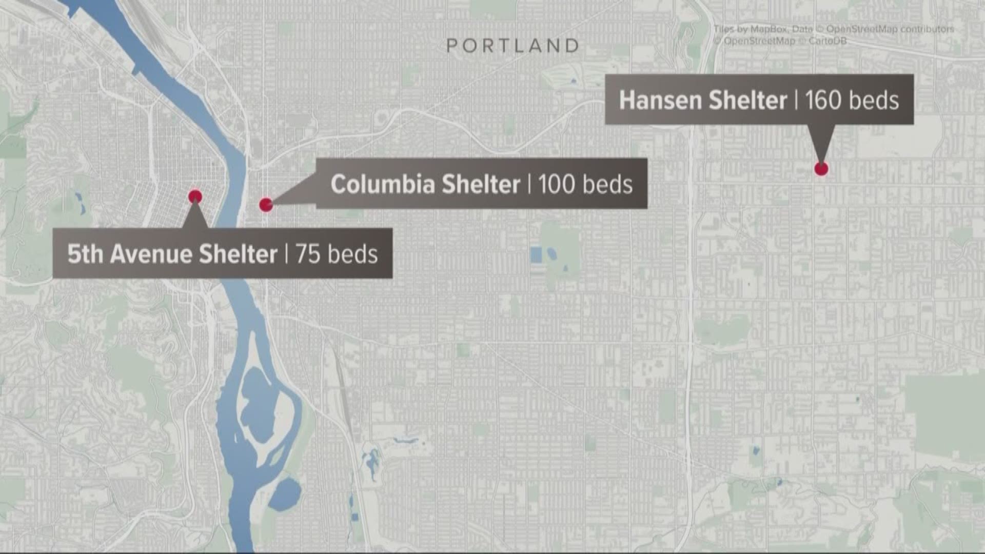 Three Portland homeless shelters set to close by mid-summer | cbs8.com