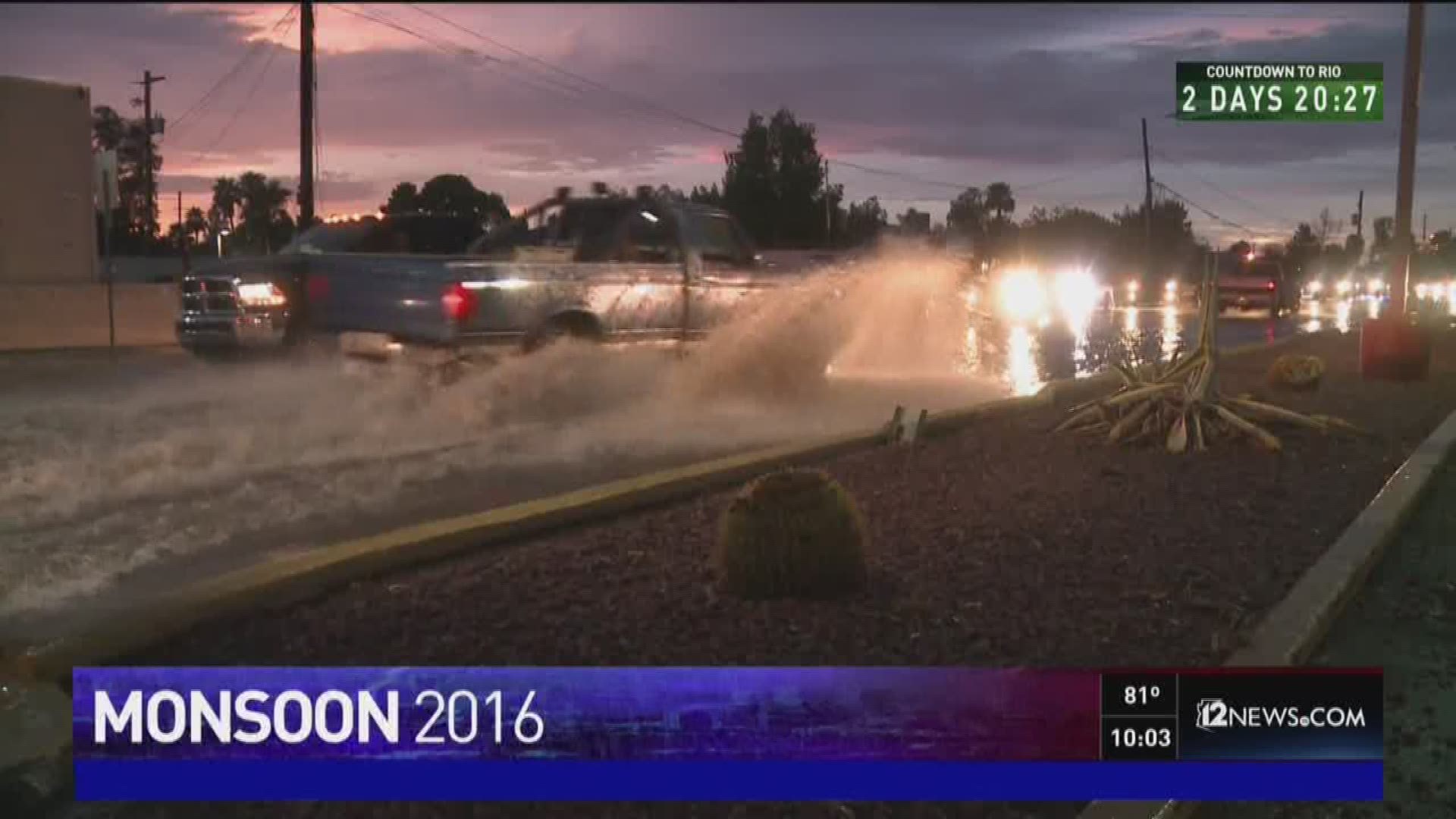 Rain, flooding hit Phoenix area Tuesday | cbs8.com
