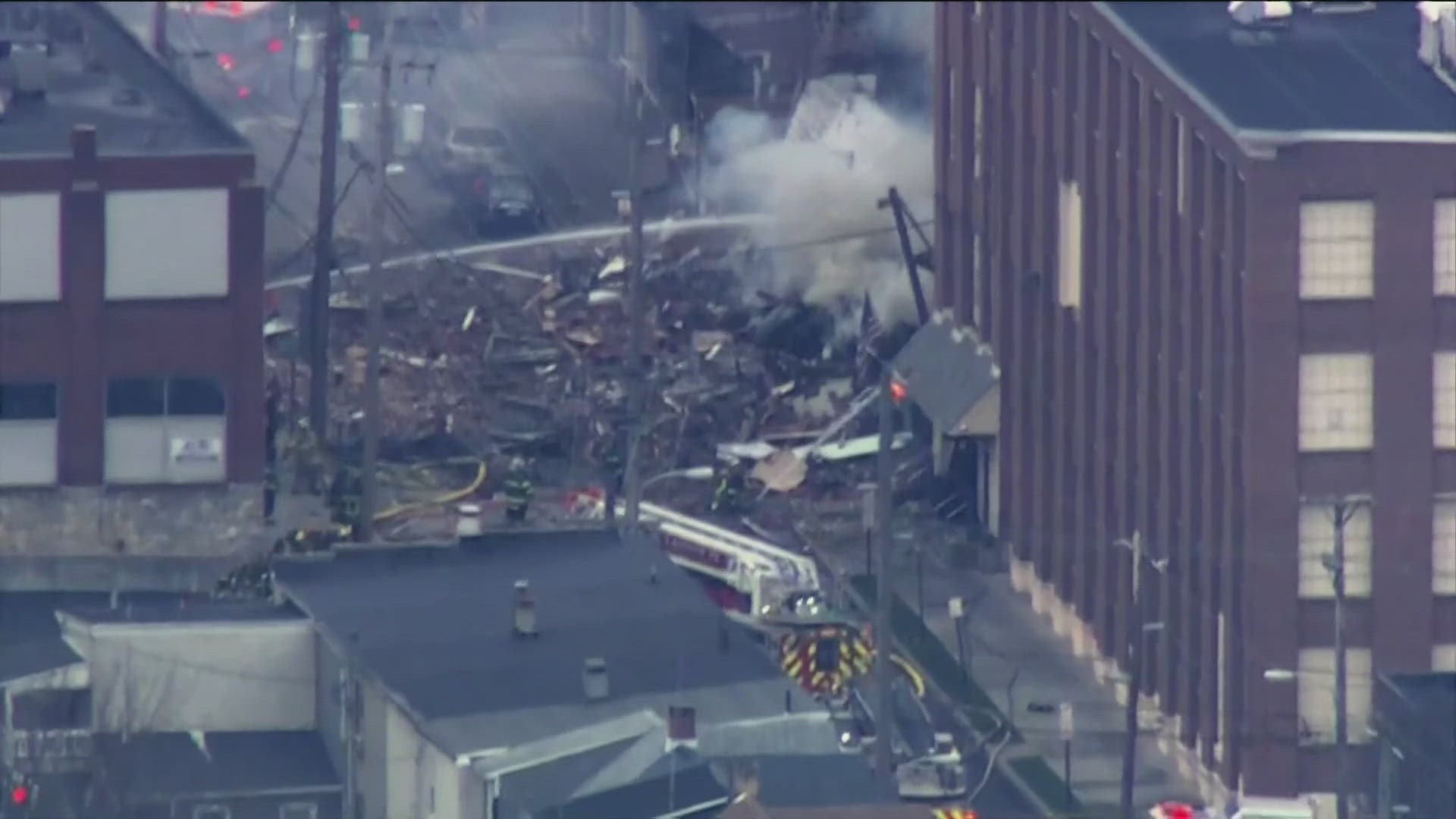 Chocolate factory explosion in West Reading, Pennsylvania: 2 dead ...