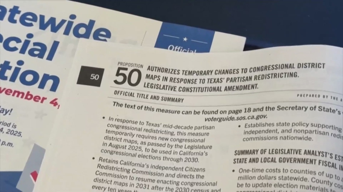 Judges signal possible ruling on Prop 50 redistricting maps | cbs8.com