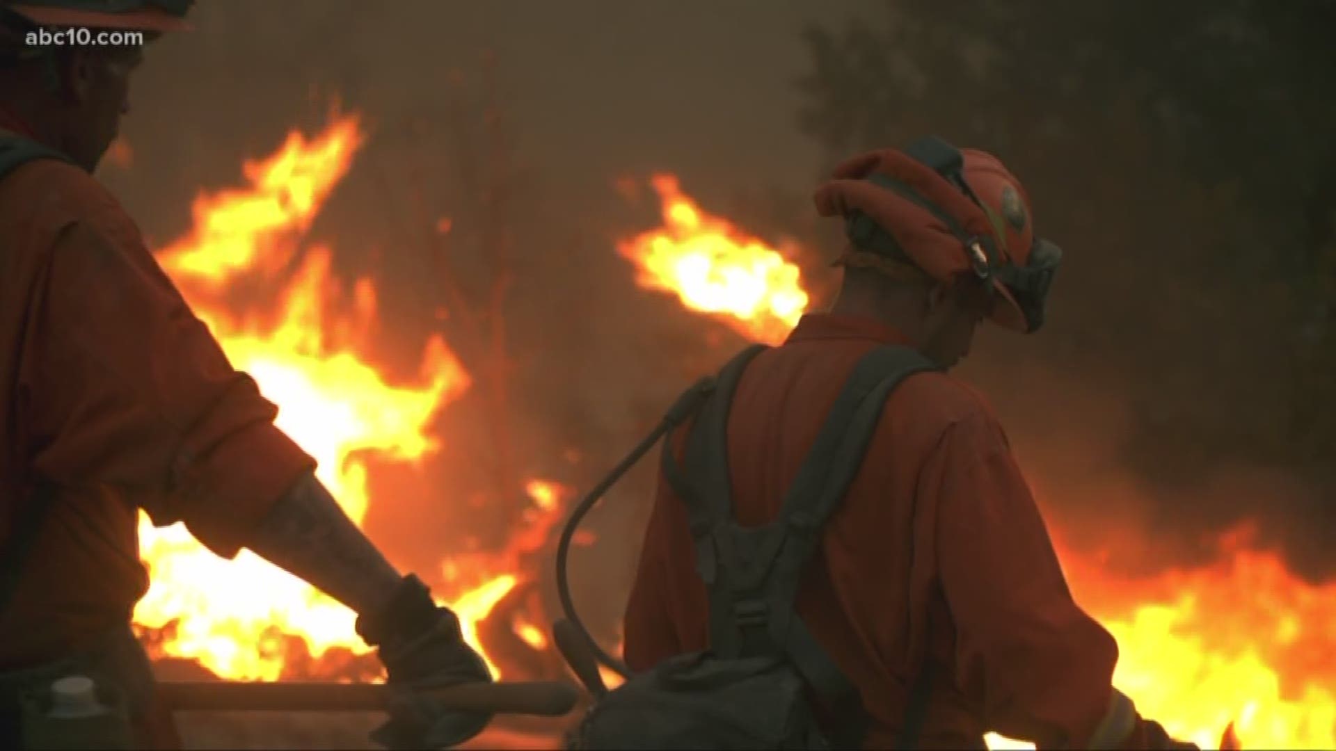 Thousands of inmates help battle California wildfires | cbs8.com