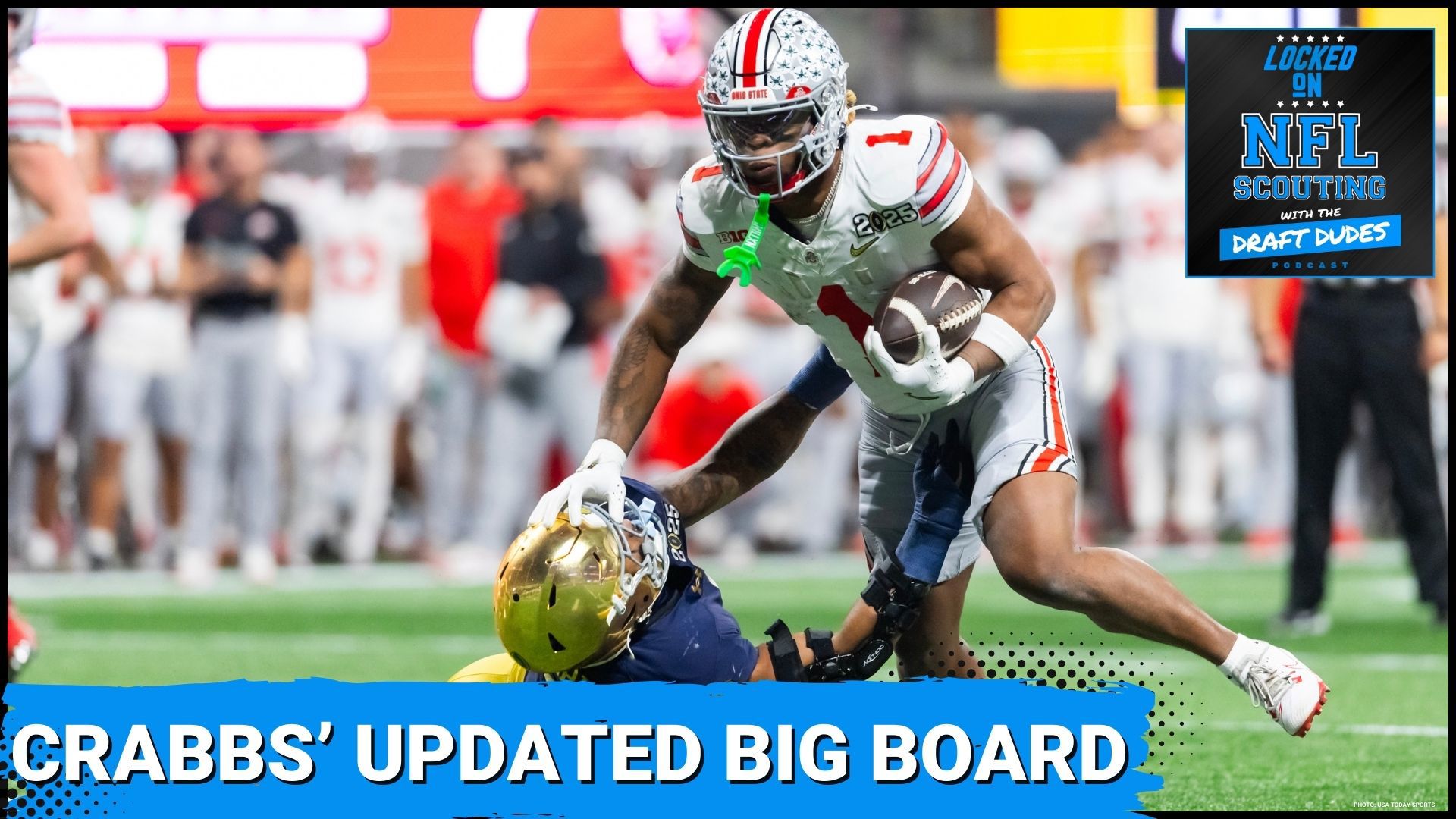 Kyle Crabbs updated 2025 NFL Draft Big Board entering Scouting Combine | cbs8.com