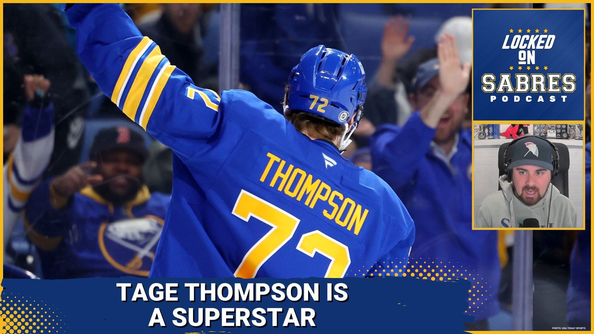 Tage Thompson's 50-goal chase is on for the Sabres | cbs8.com
