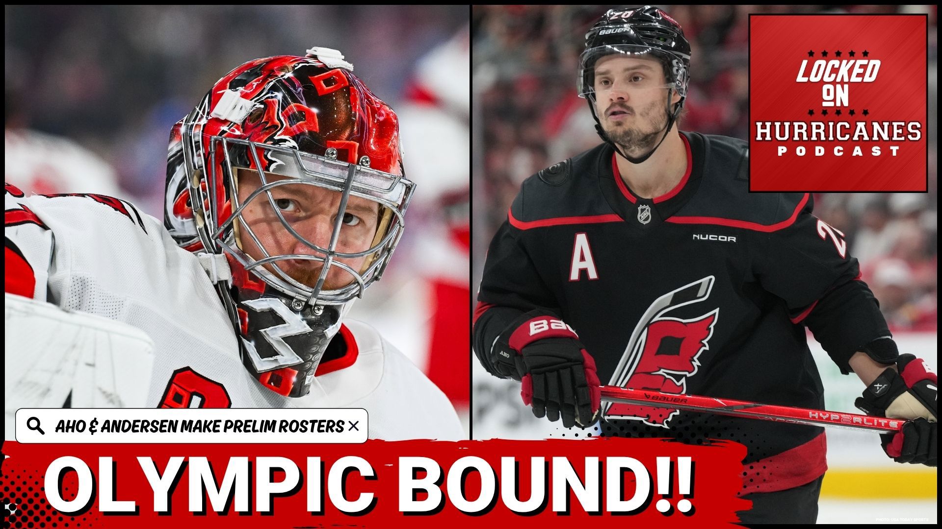 Carolina Hurricanes' Sebastian Aho & Frederik Andersen are Olympic Bound | cbs8.com