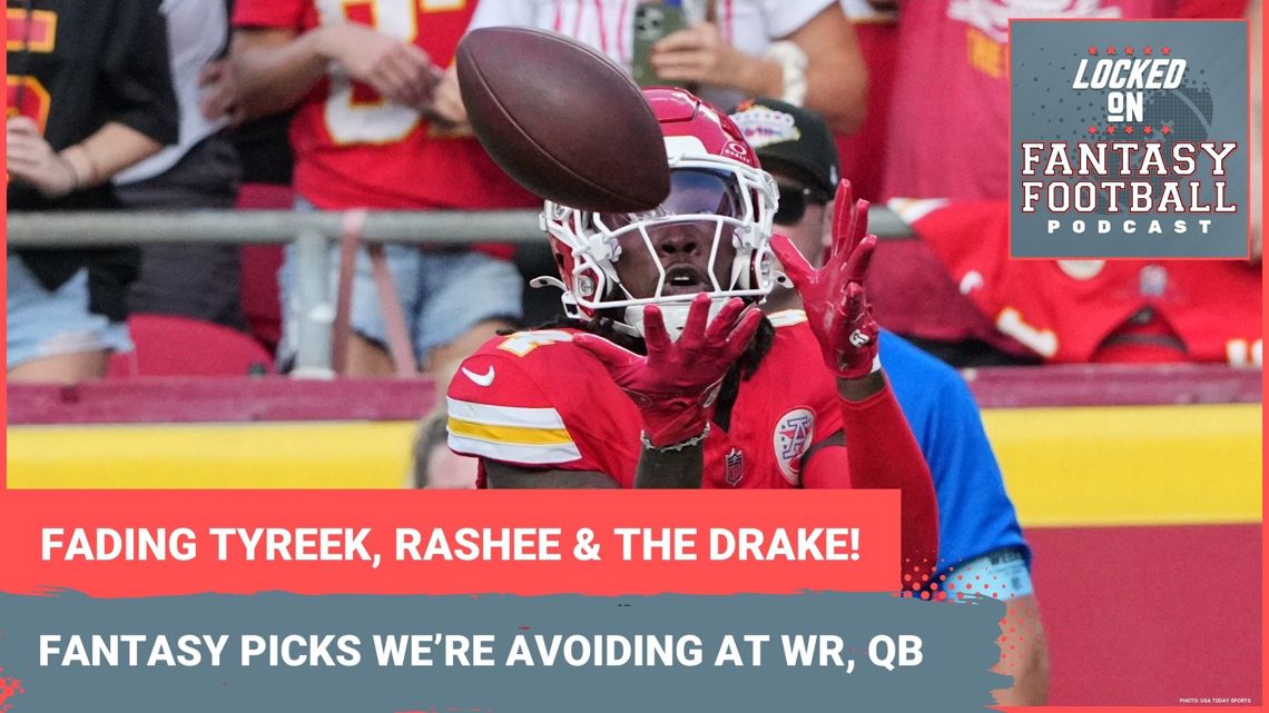 DON'T DRAFT Tyreek Hill, Drake London & Rashee: Rice? Fantasy WRs, QBs ...