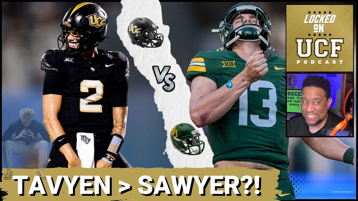 Can Tayven Jackson Out Play Sawyer Robertson? I UCF Podcast | cbs8.com