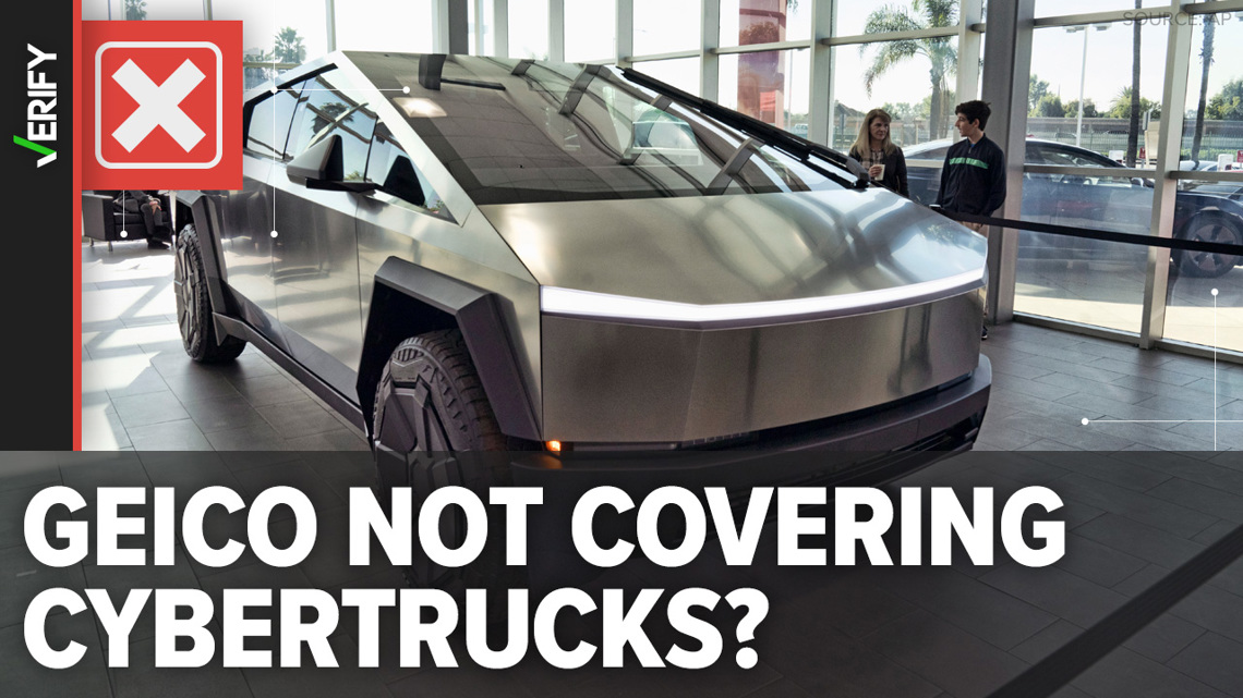 Is GEICO canceling insurance coverage on Tesla Cybertrucks? | cbs8.com