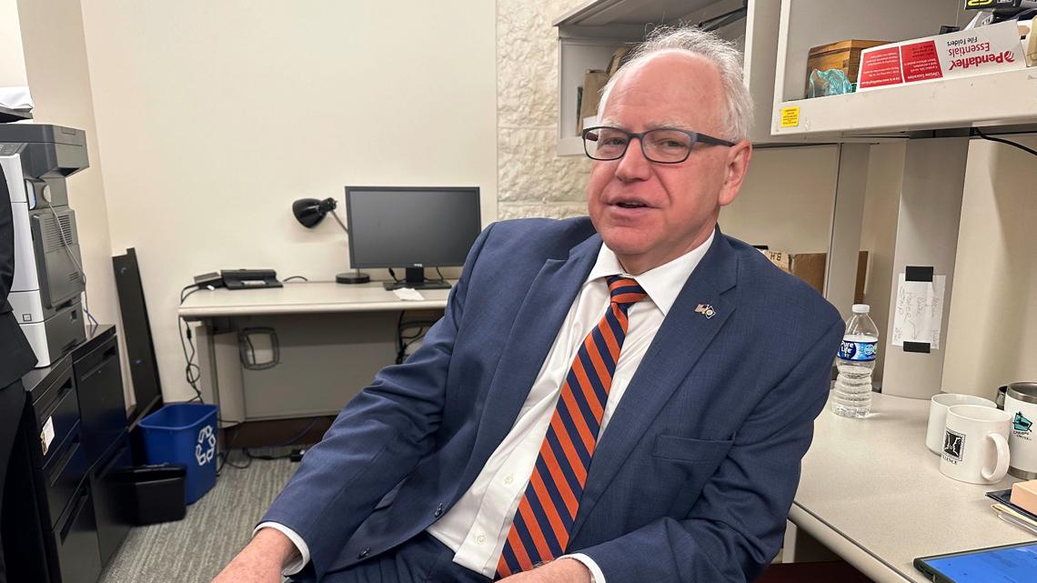 Tim Walz still Minnesota governor while running on Harris ticket | cbs8.com