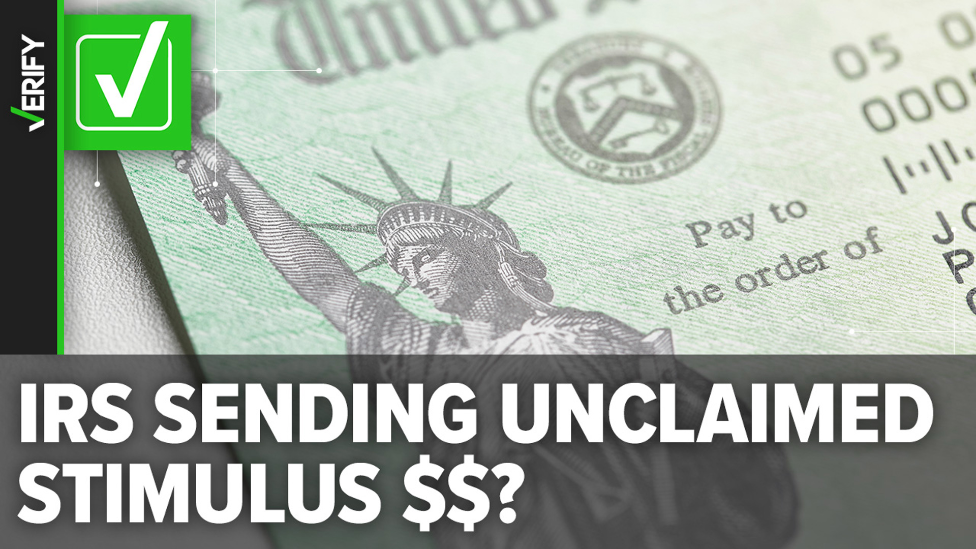Unclaimed stimulus payments will be sent out by the IRS | cbs8.com