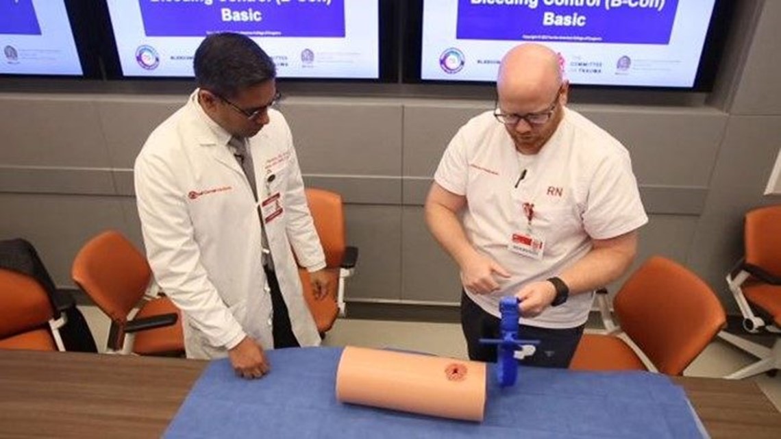 Students, teachers learn how to 'Stop the Bleed' in deadly situations ...