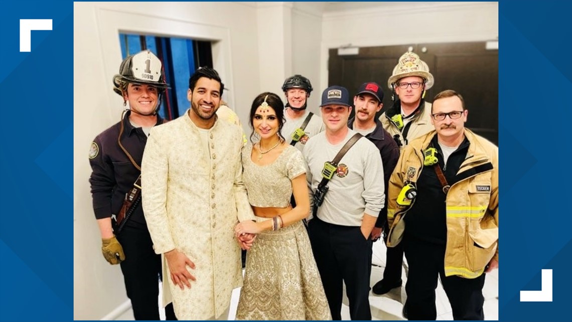 Charlotte Fire saves a wedding | cbs8.com