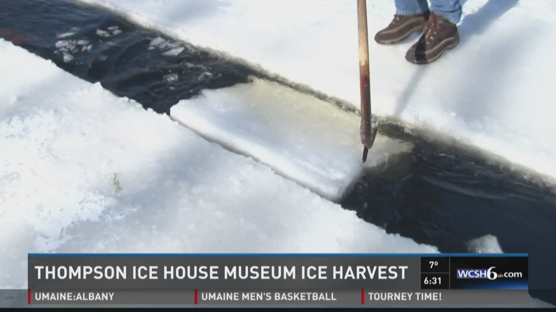 Thompson Ice House holds annual Ice Harvest | cbs8.com
