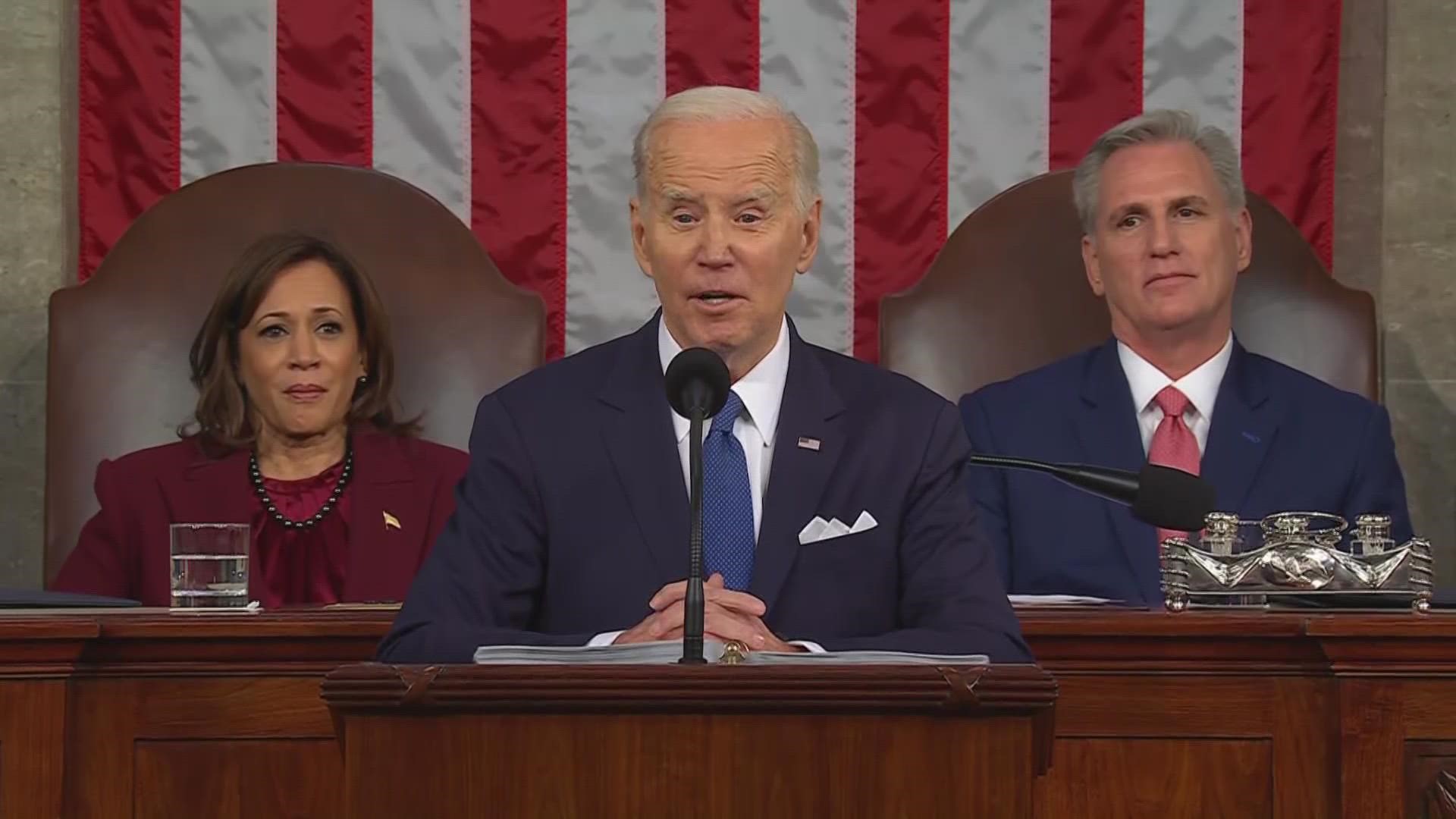 Marjorie Taylor Greene shouts 'liar' during Biden SOTU | cbs8.com