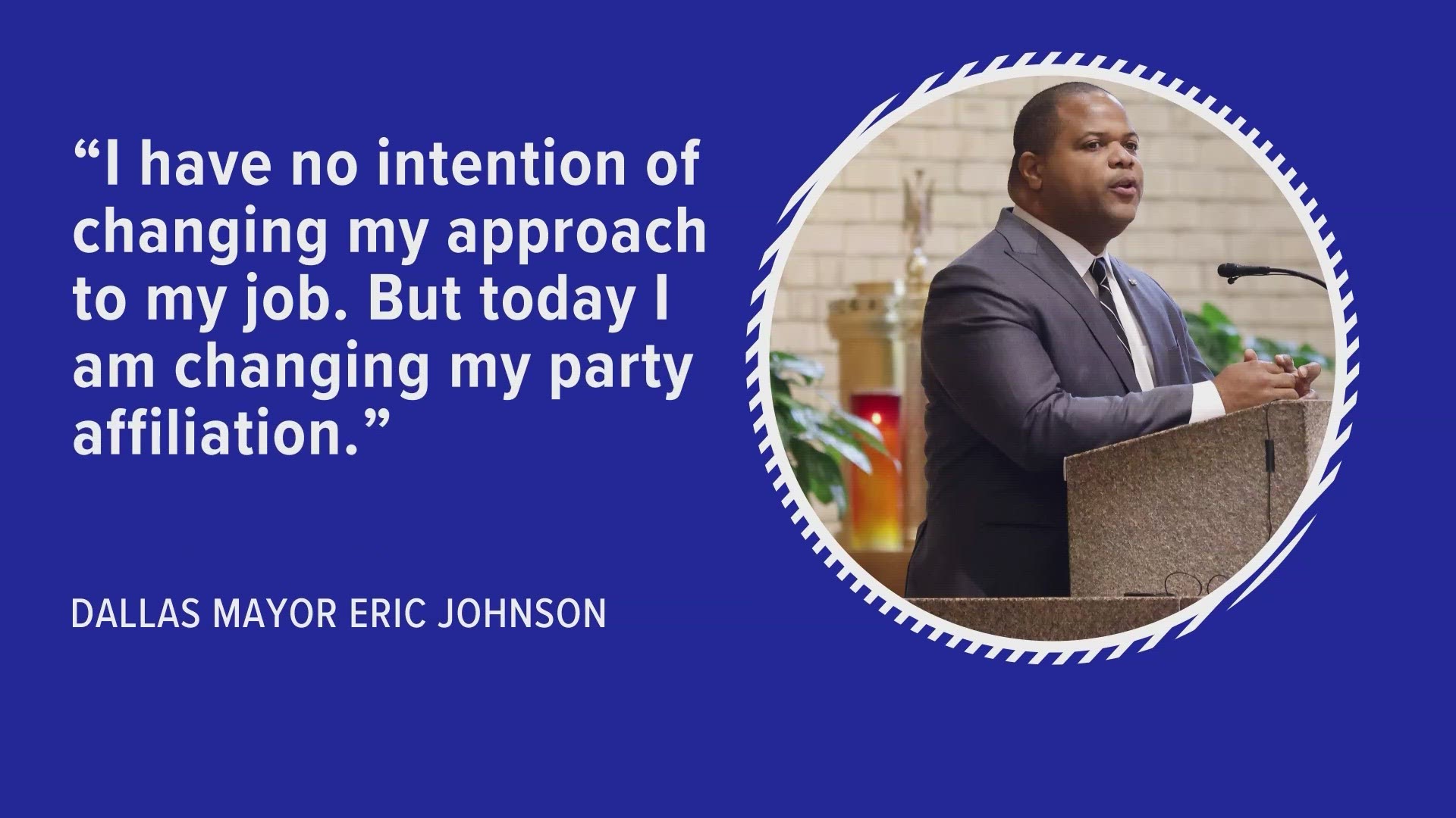 Dallas, Texas Mayor Eric Johnson: I'm a Republican now | cbs8.com