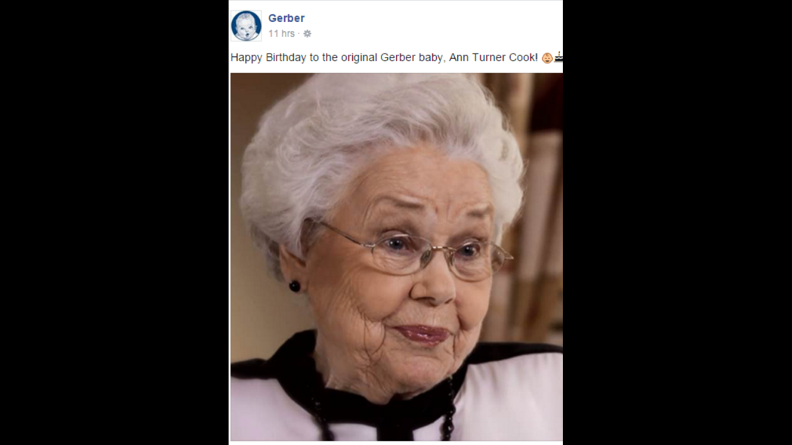 Original 'Gerber Baby' celebrates 93rd birthday | cbs8.com