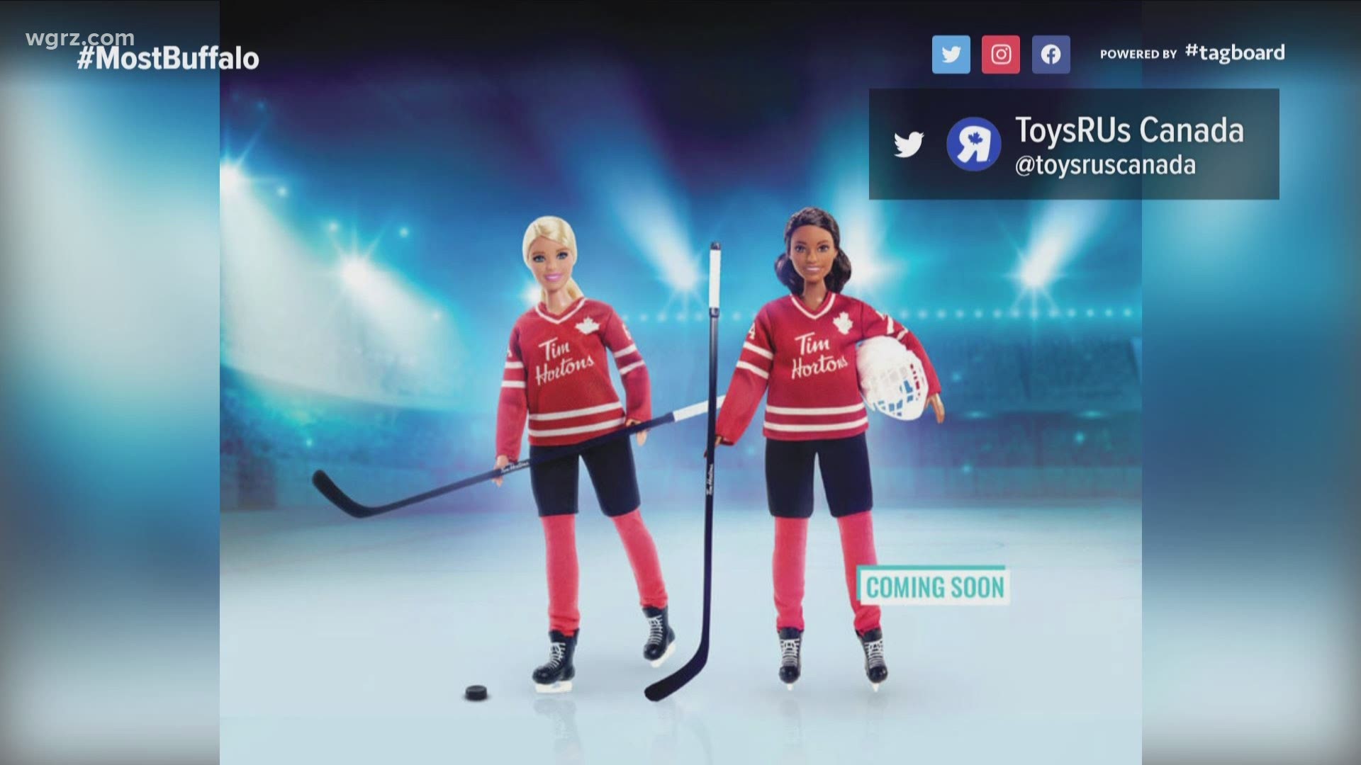 Toys 'R' Us Canada and Mattel debut Tim Hortons Hockey Barbies | cbs8.com