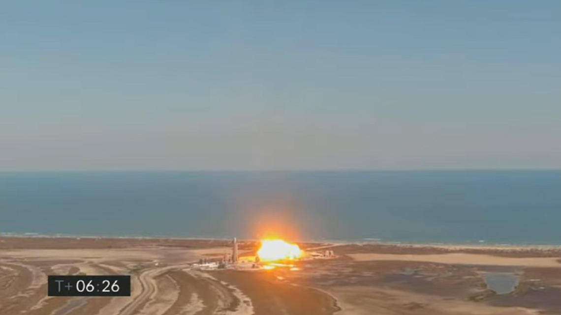 SpaceX Starship test flight ends in explosion | cbs8.com
