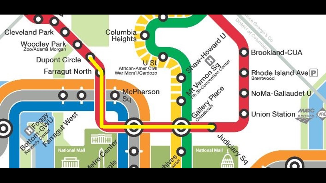 Weekend work will slow all but one Metro line | cbs8.com
