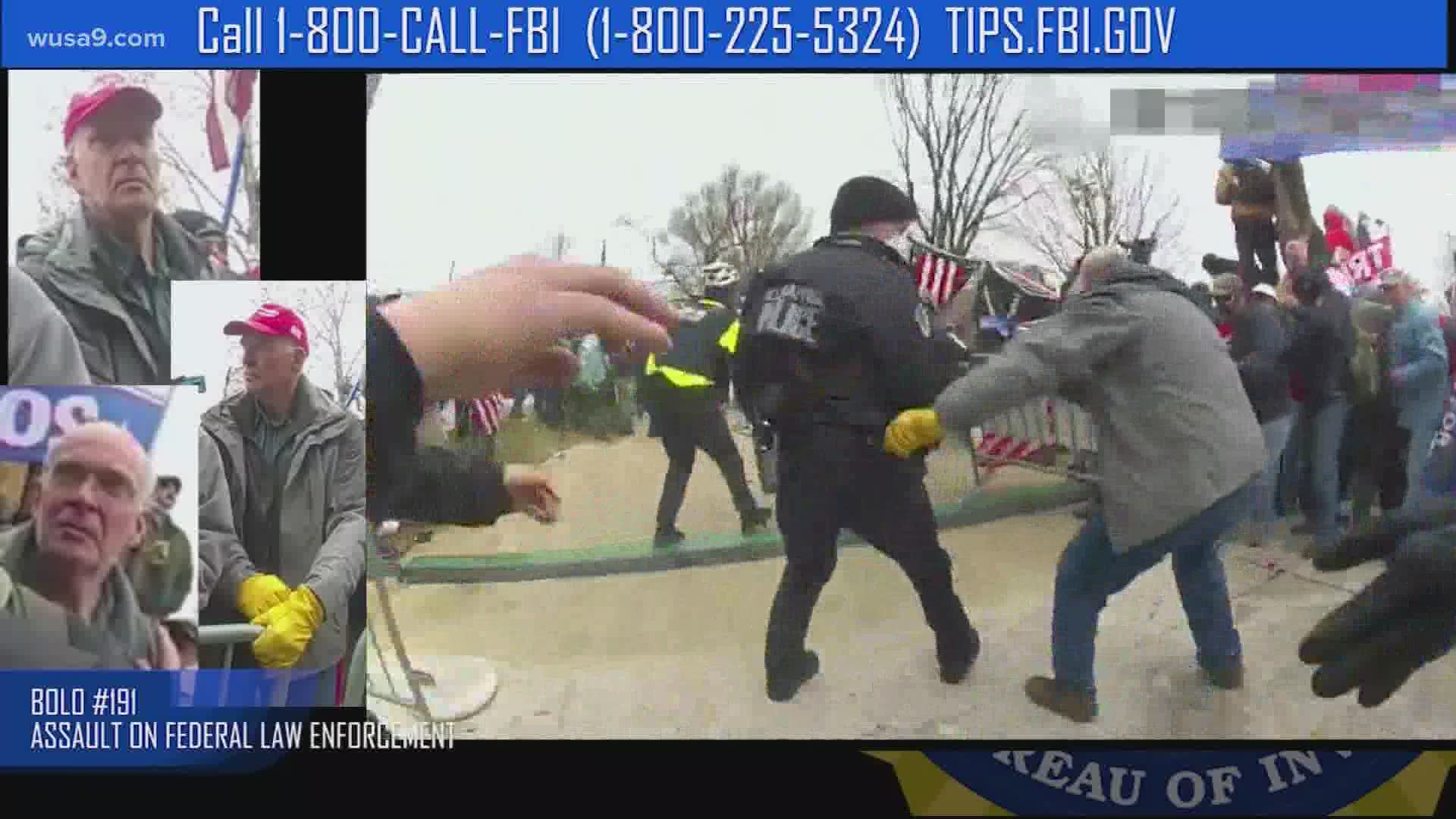 FBI riot photos new video, pictures of insurrectionists | cbs8.com
