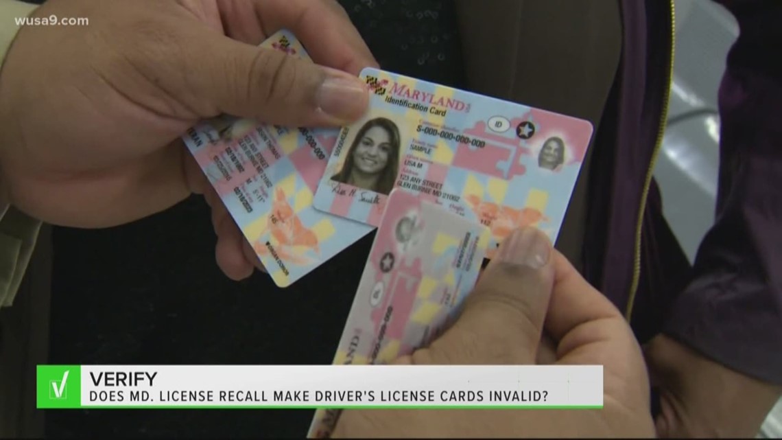 VERIFY: Yes, if your Maryland license is recalled, your current driver ...