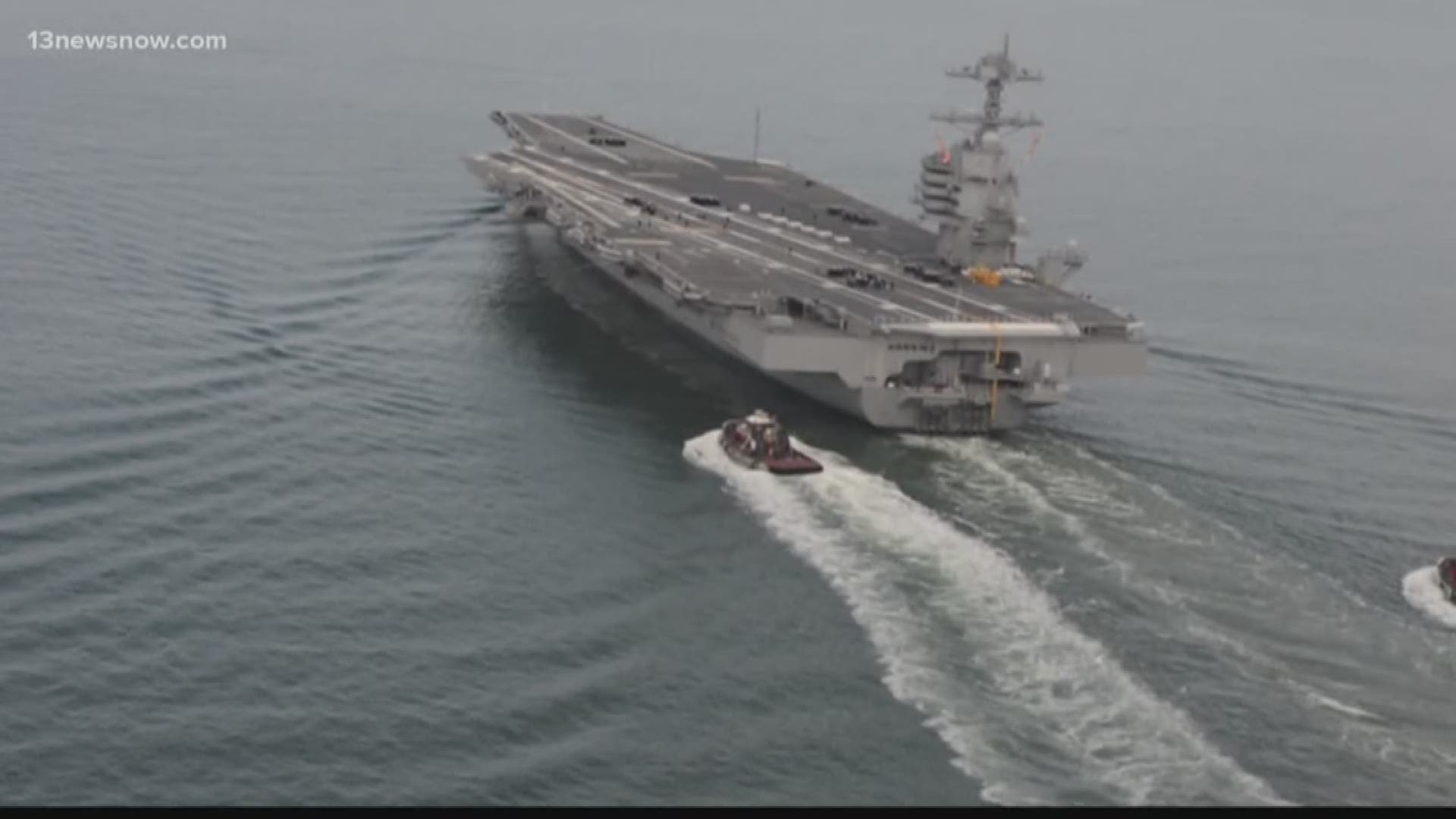 USS Ford aircraft launch system under fire from Trump once again | cbs8.com