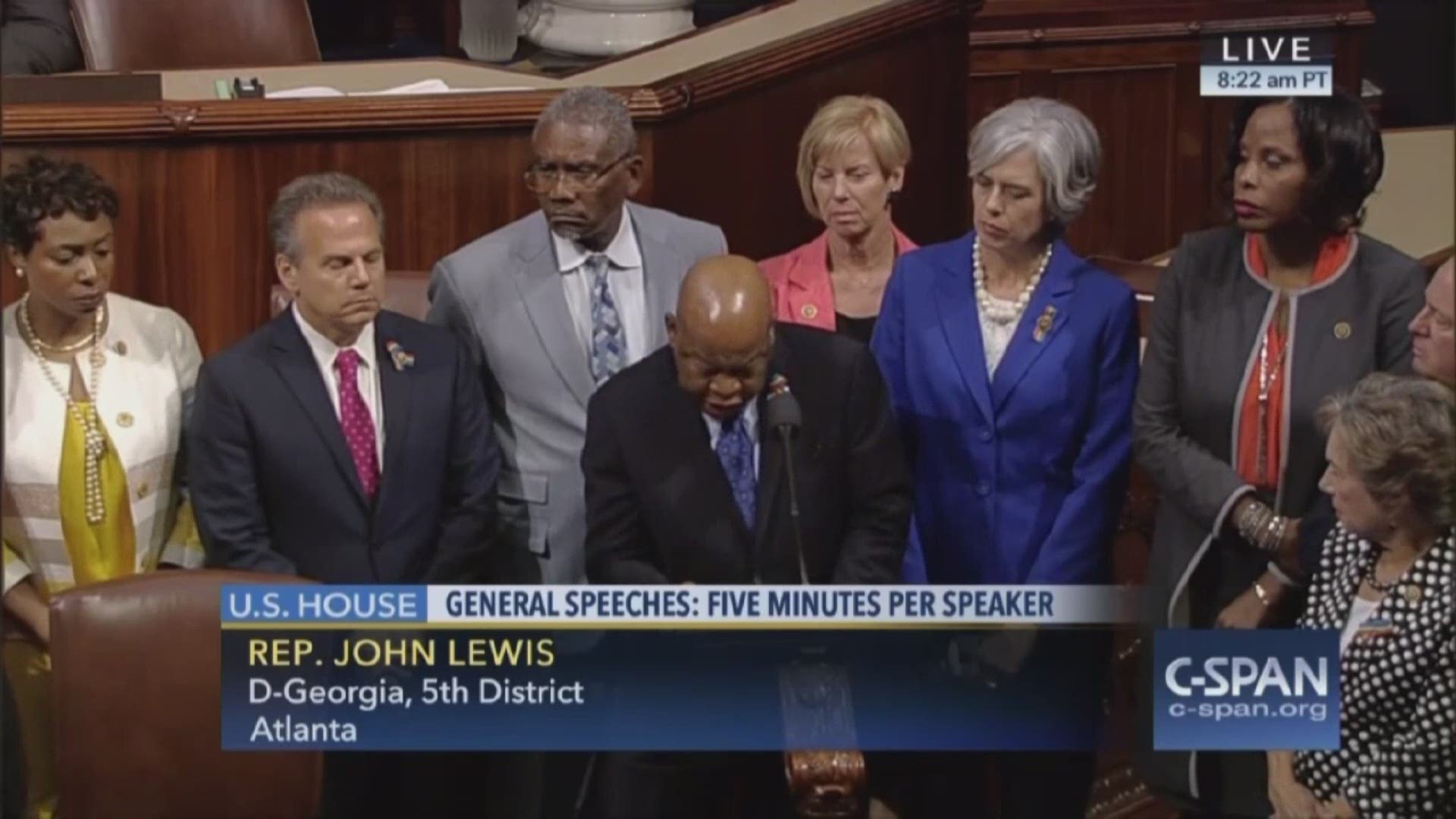 John Lewis holds sit-in on House floor | cbs8.com
