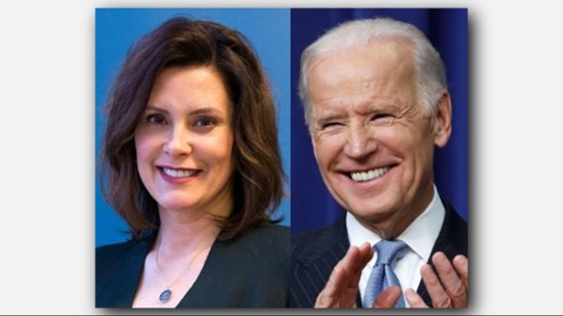 Joe Biden endorses Gretchen Whitmer in Michigan's governor race | cbs8.com